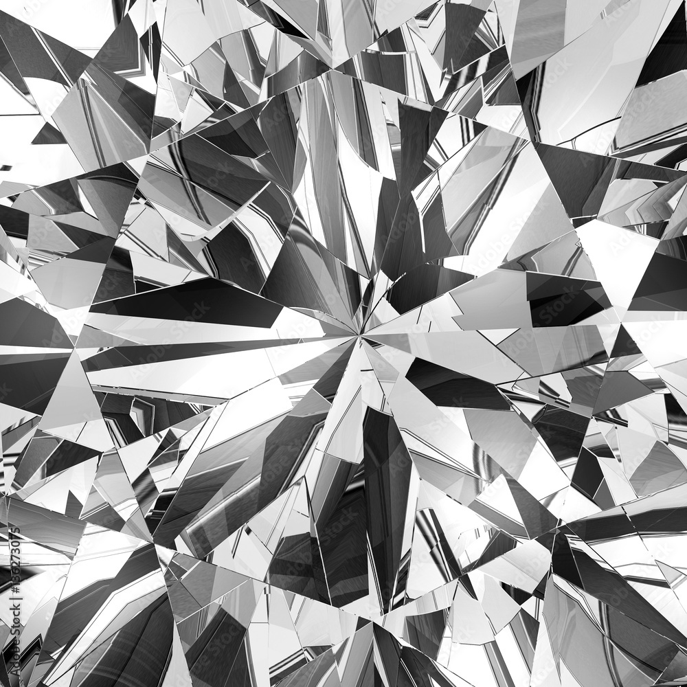 Realistic diamond texture close up, 3D illustration. Stock Illustration ...