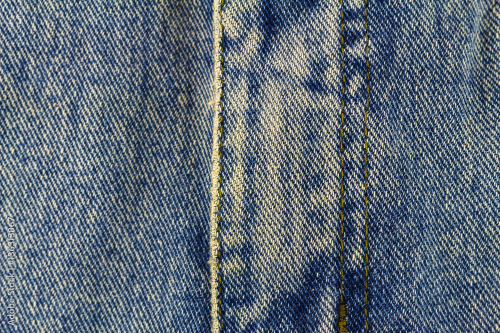 Fly of blue jeans, denim texture background, close up. Stock-Foto ...