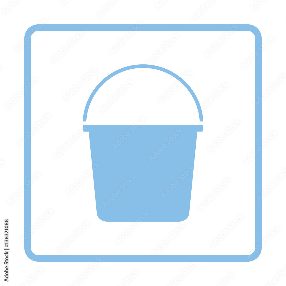 Bucket icon Stock Vector | Adobe Stock