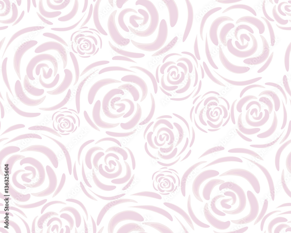 Vintage Pink Floral Background