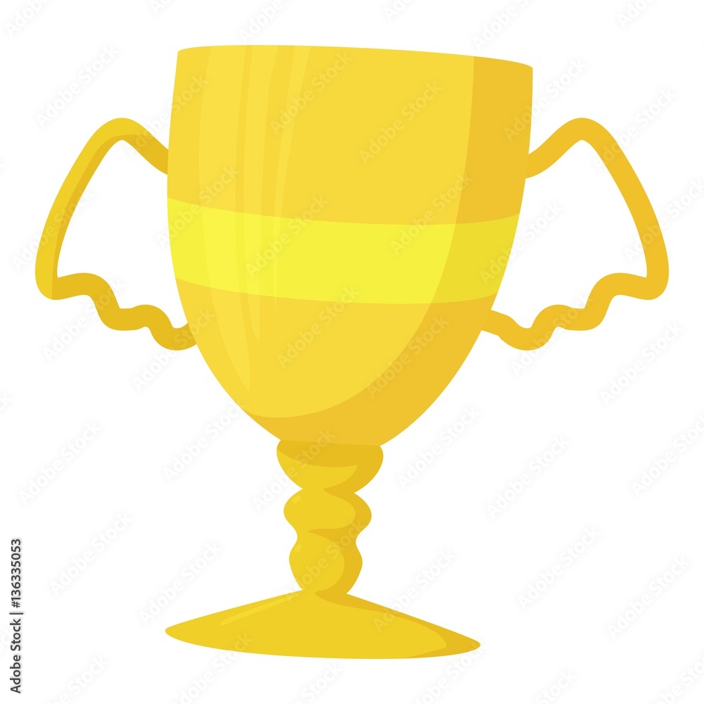 Winner cup icon, cartoon style Stock Vector | Adobe Stock