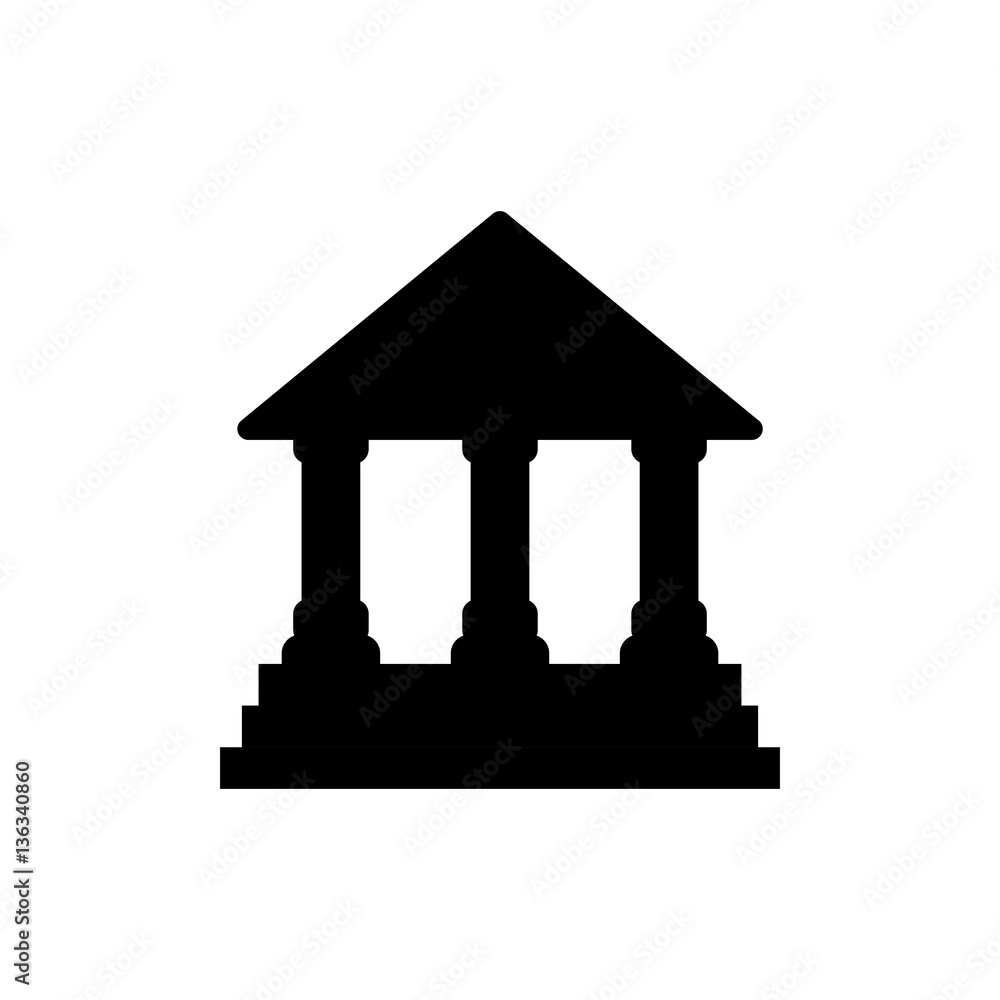 University building symbol icon vector illustration graphic design ...