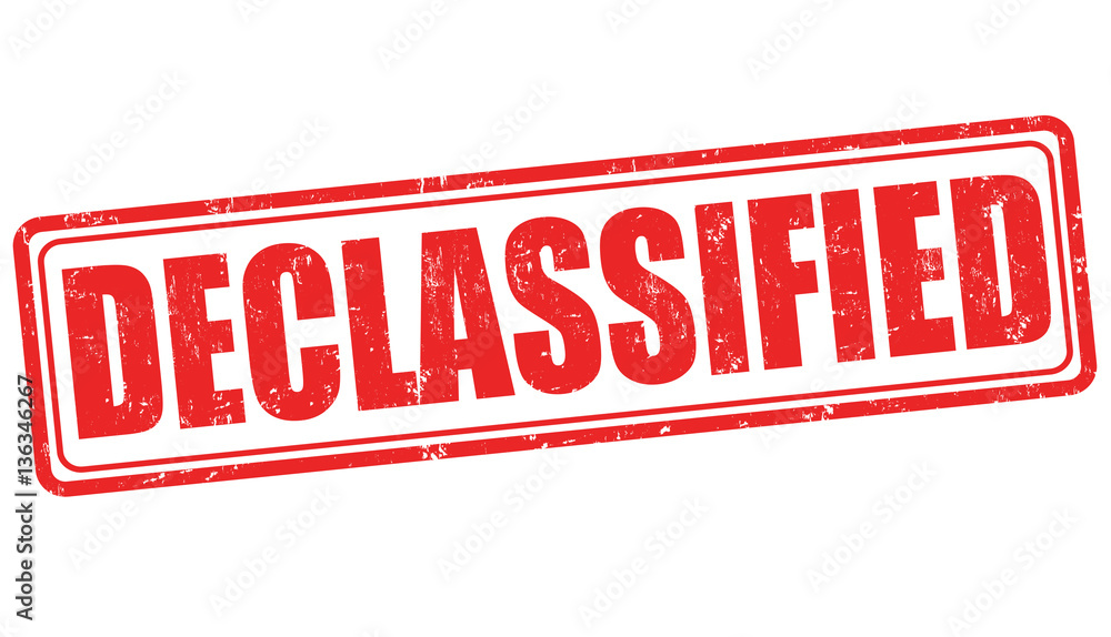 Declassified sign or stamp Stock Vector | Adobe Stock