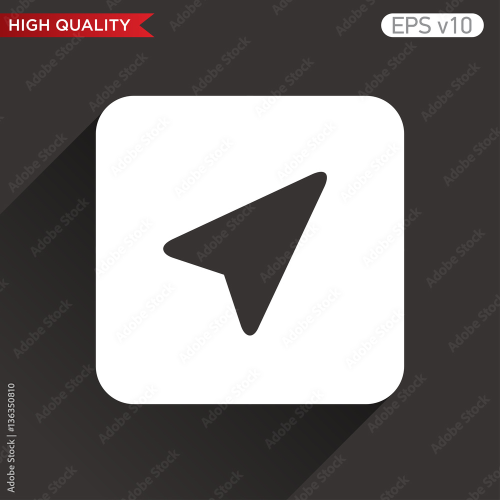 Vettoriale Stock Pointer icon. Button with cursor icon. Modern UI ...