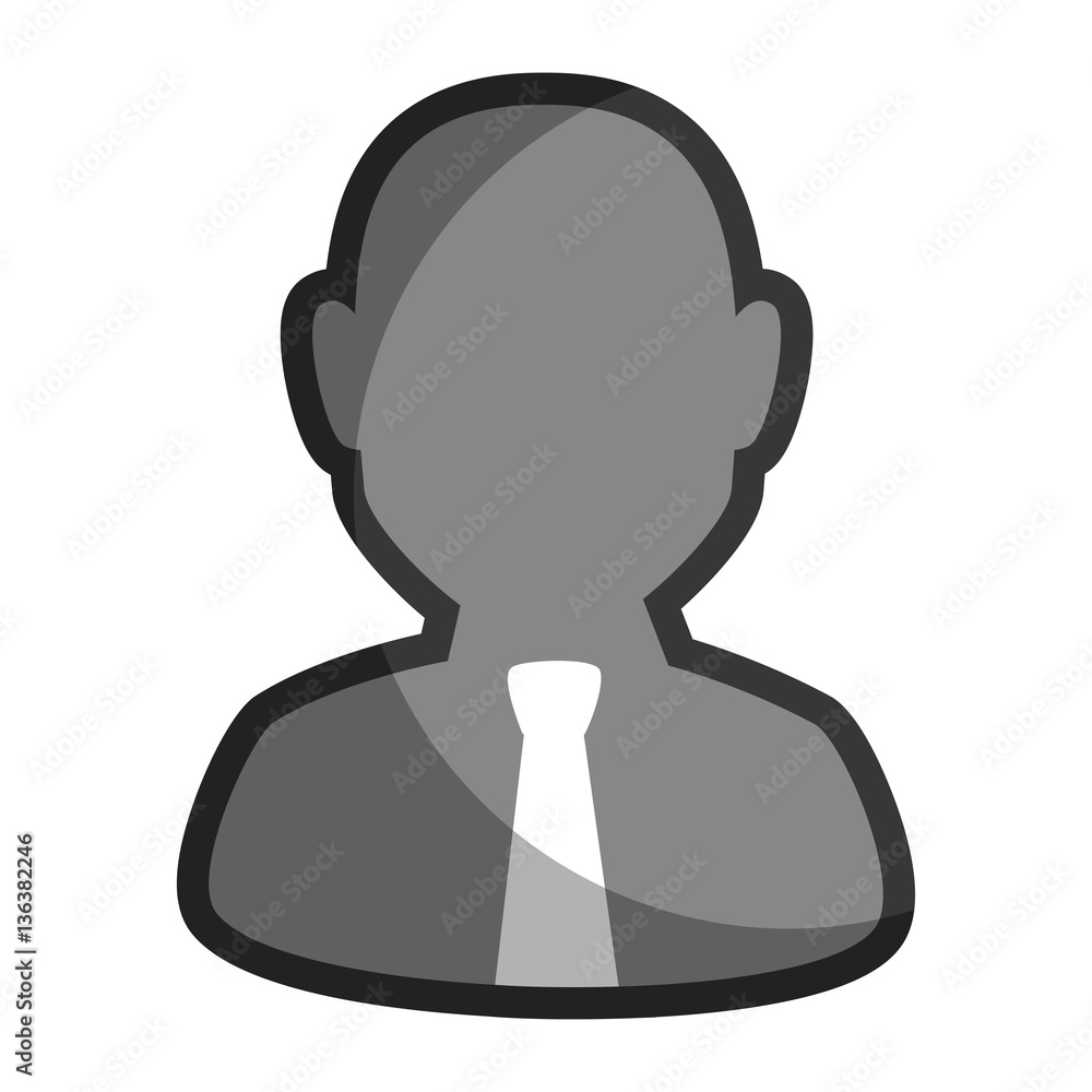 user silhouette button icon vector illustration design Stock Vector ...