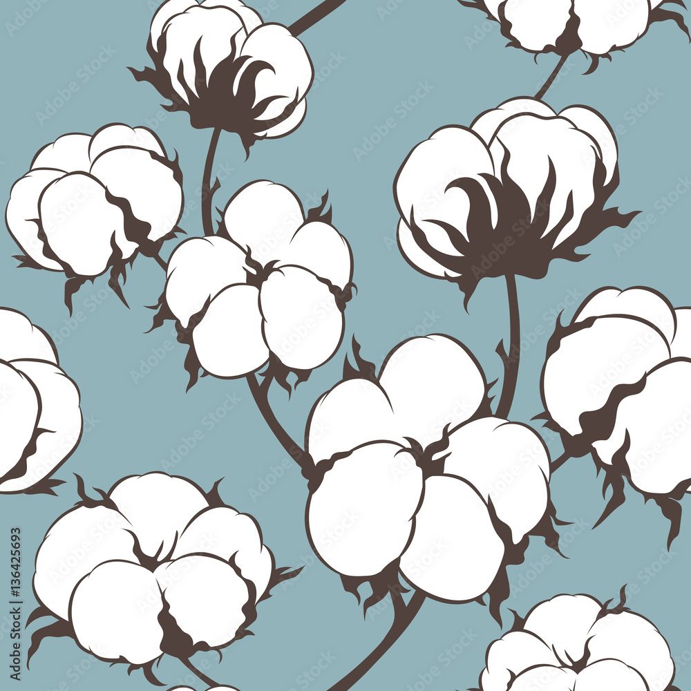 Cotton Plant Vector