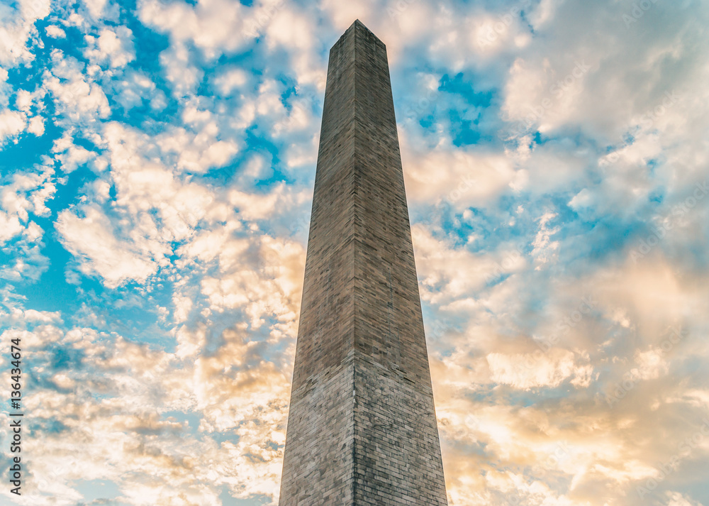 Poster WASHINGTON DC, USA The Washington Monument is an obelisk, built ...