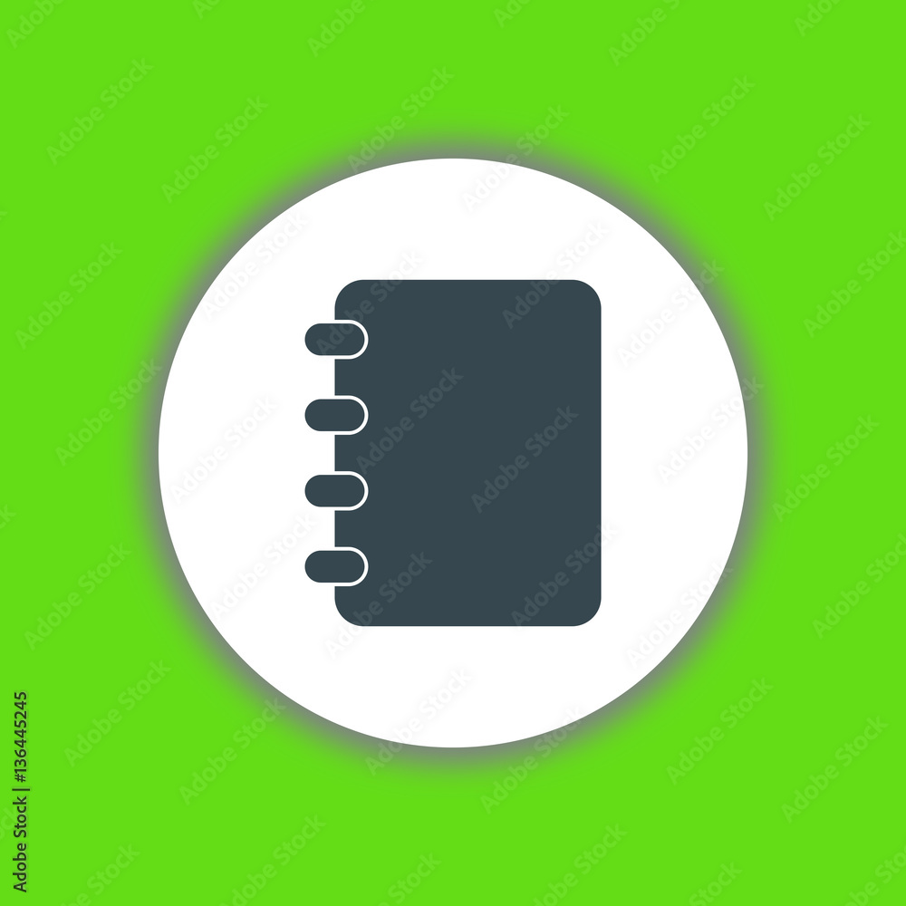 Note book icon vector Stock Vector | Adobe Stock