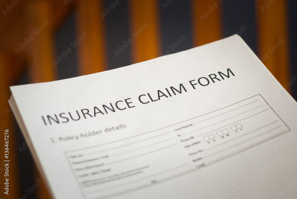 insurance claim form Stock Photo | Adobe Stock