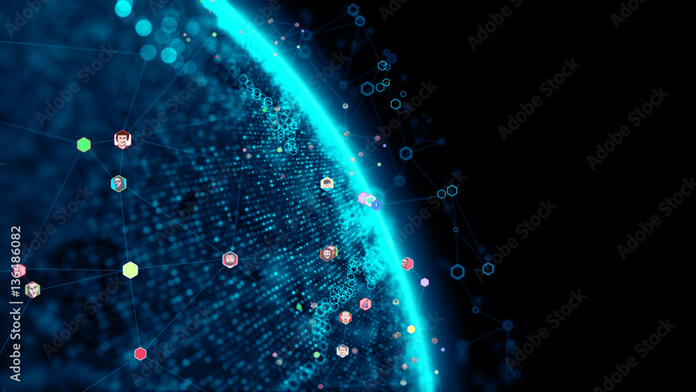 Technology background/Technology background abstract background with ...