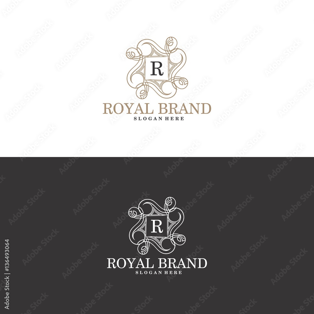 Royal brand logo in vector Stock Vector | Adobe Stock