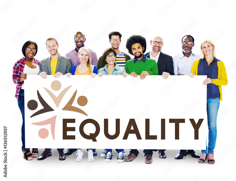 Equality Fairness Fundamental Rights Racist Discrimination Conce Stock ...