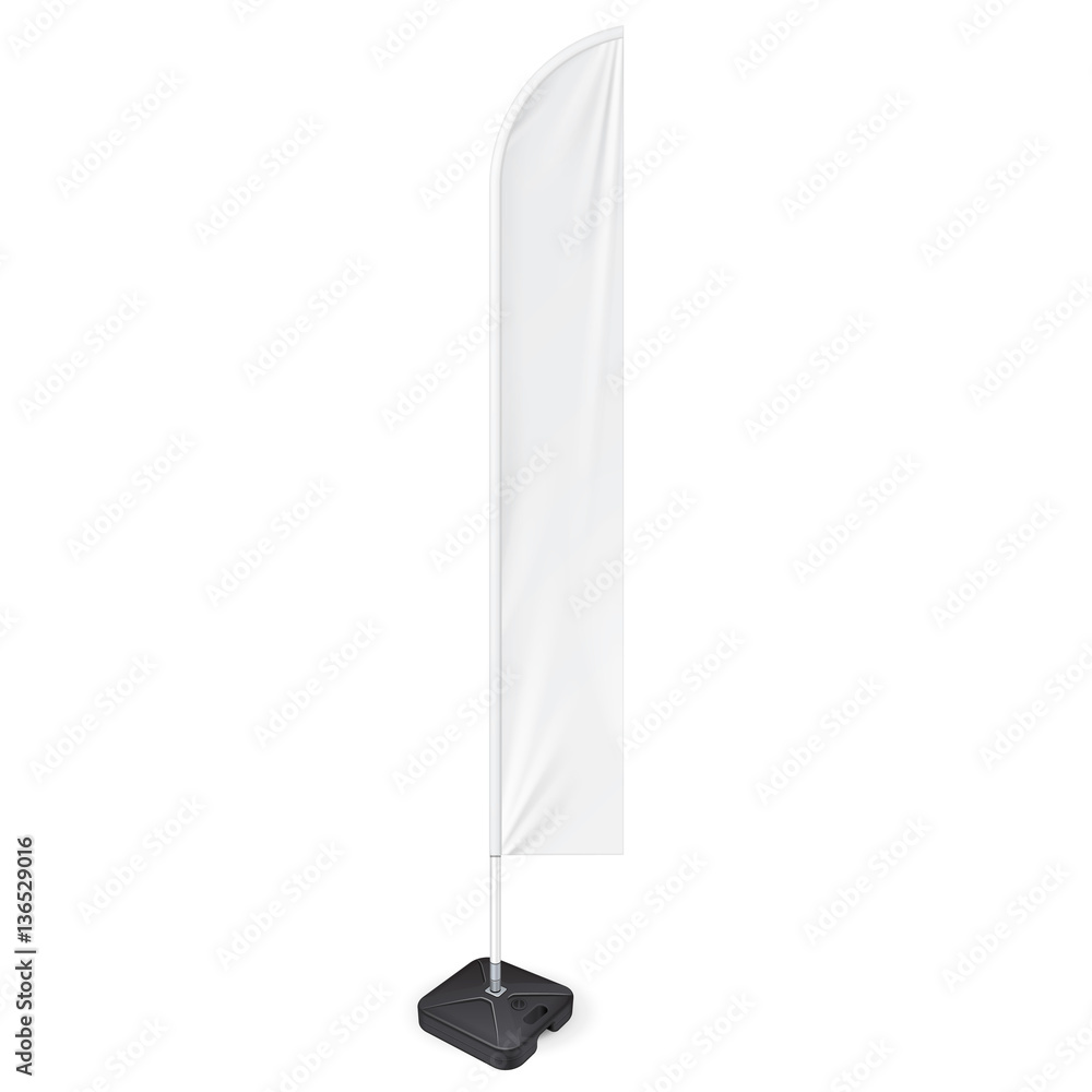 Outdoor Feather Flag With Ground Fillable Water Base Stand. Banner ...