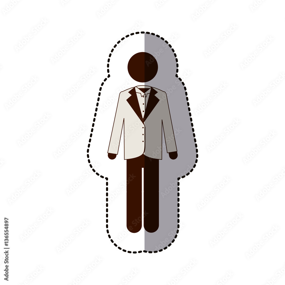 man suit icon imge, vector illustration design Stock Vector | Adobe Stock