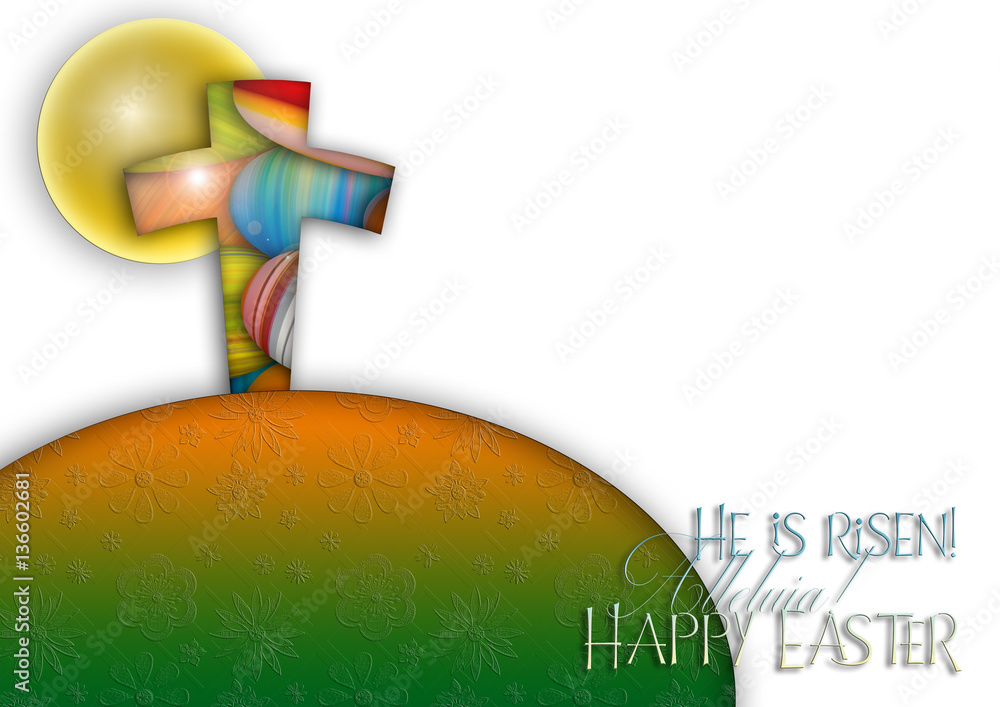 Happy Easter Cross Eggs