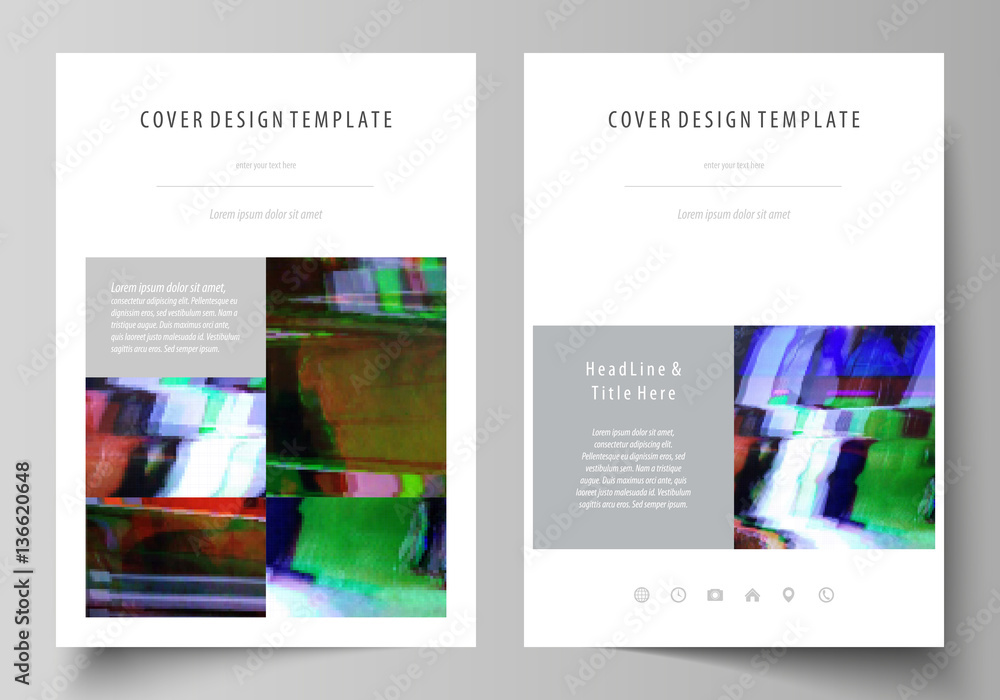 Stockvector Business template for brochure, flyer, report. Cover design ...