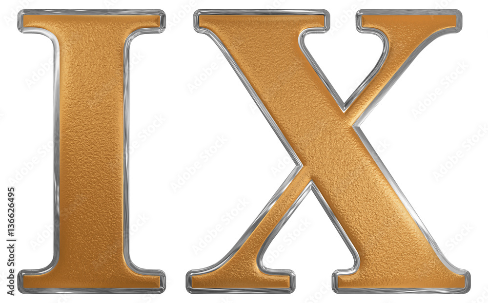 Roman Numeral Ix