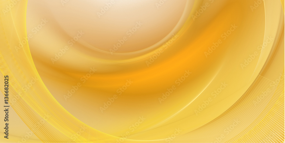 Abstract beautiful yellow background with waves Stock Illustration ...