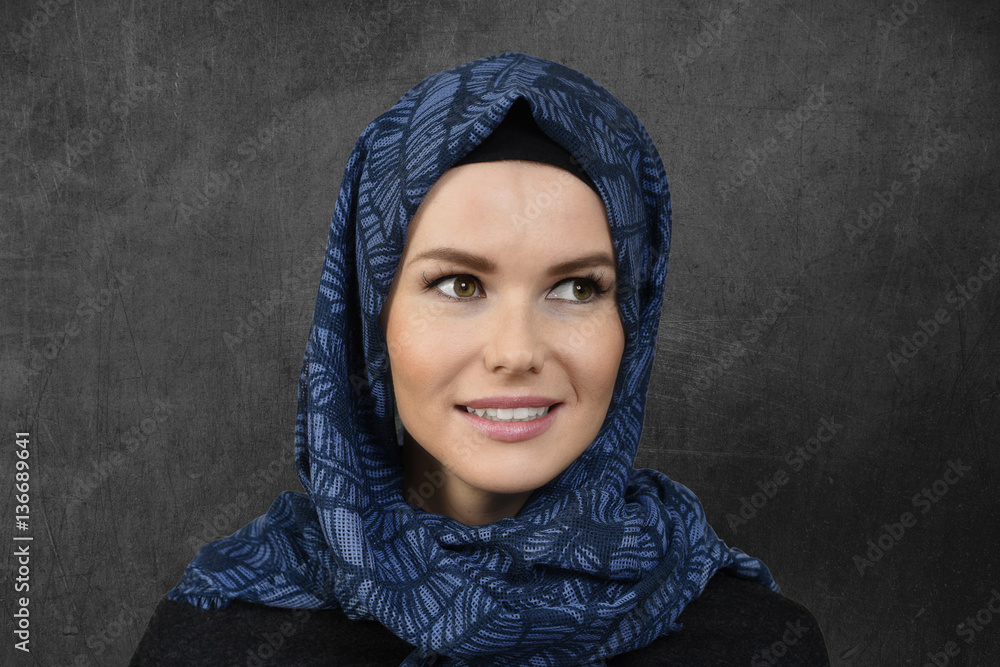 beautiful young muslim women portrait Stock Photo | Adobe Stock