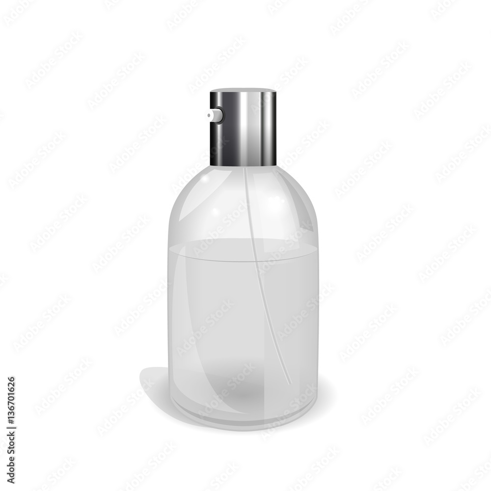 Transparent Flacon Image Stock Vector | Adobe Stock