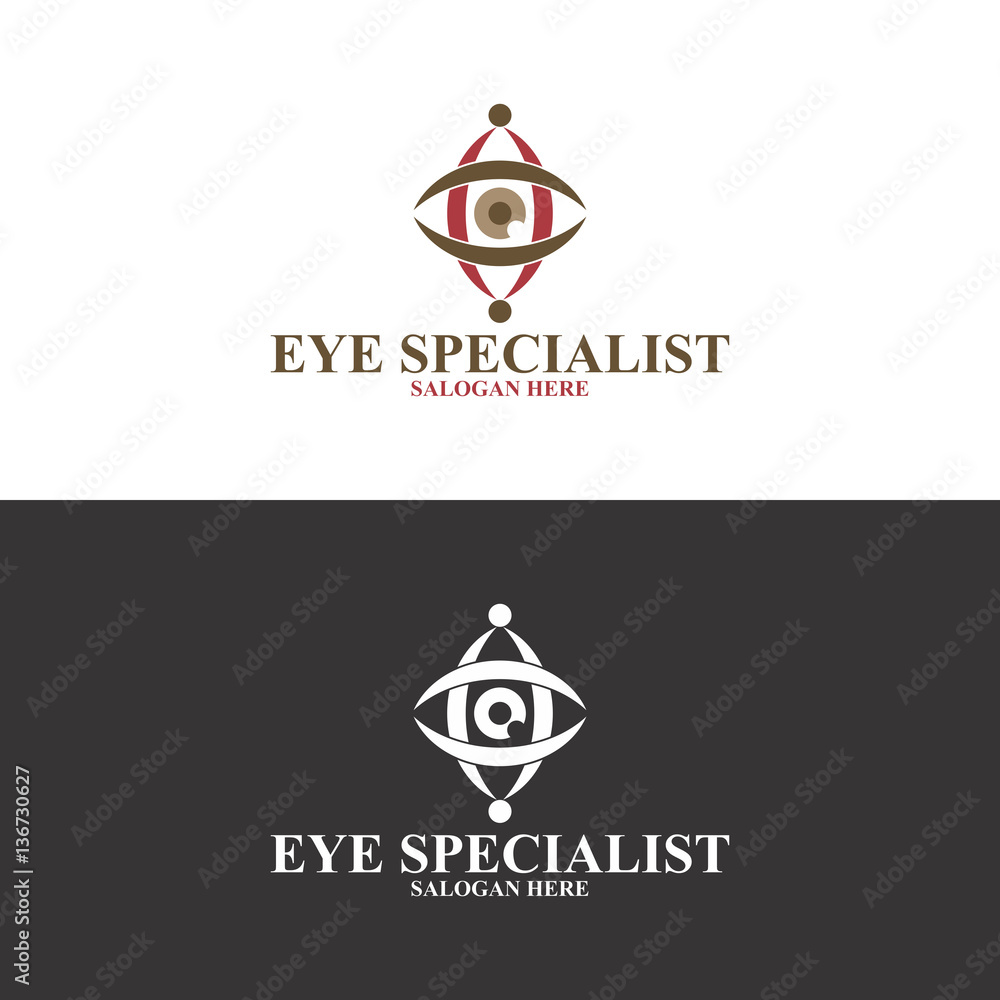 eye specialist logo in vector Stock Vector | Adobe Stock