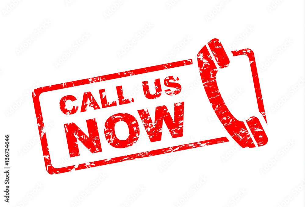 call us now stamp Stock Vector | Adobe Stock