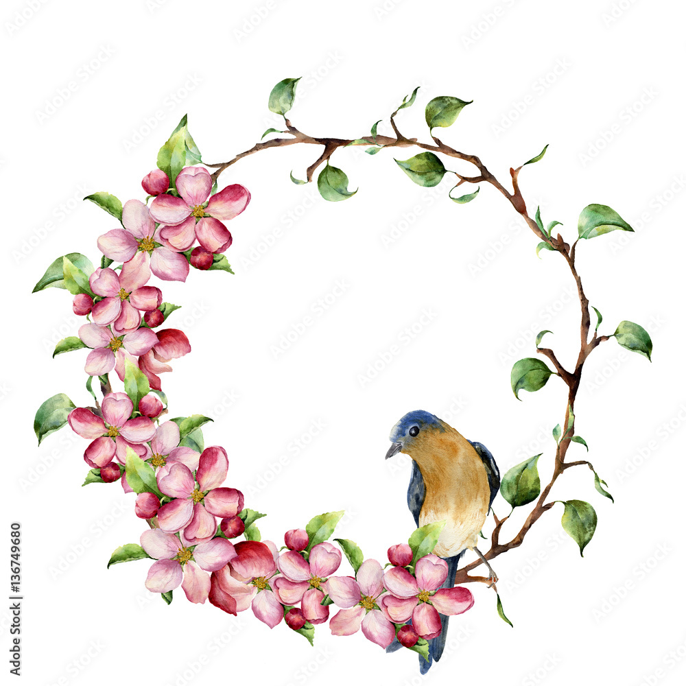 Clipart Of Apple Blossoms Floral Design