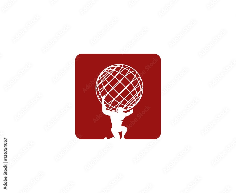 Atlas logo Stock Vector | Adobe Stock