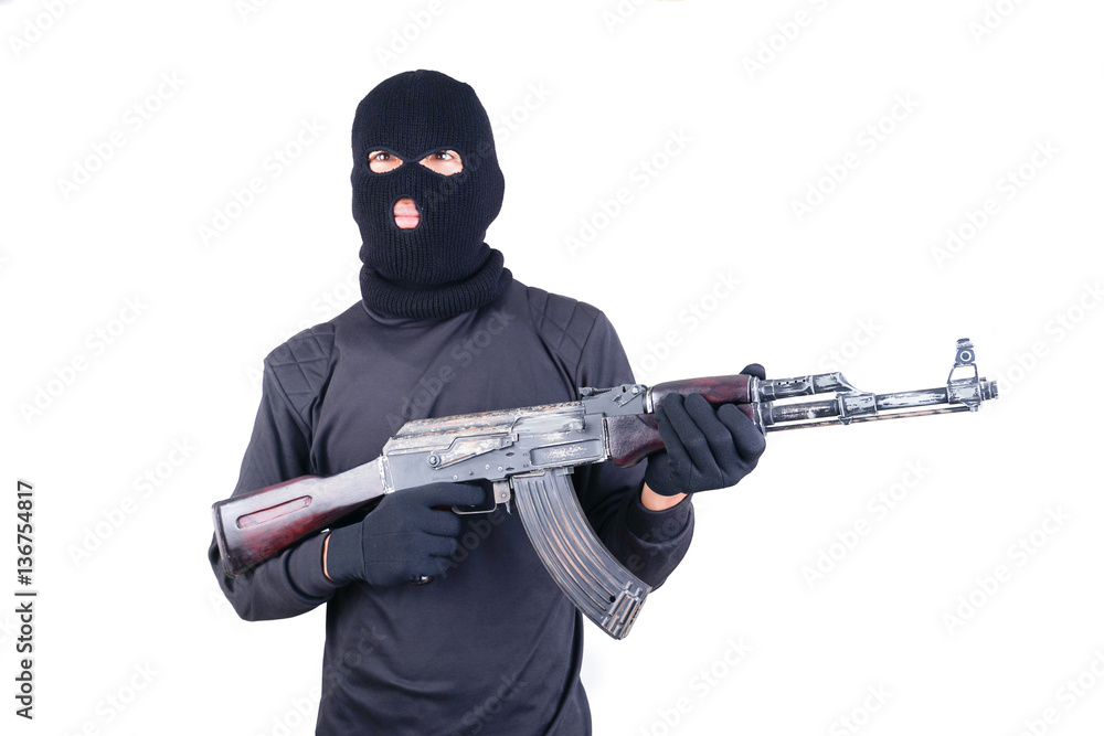 Terrorist With Gun