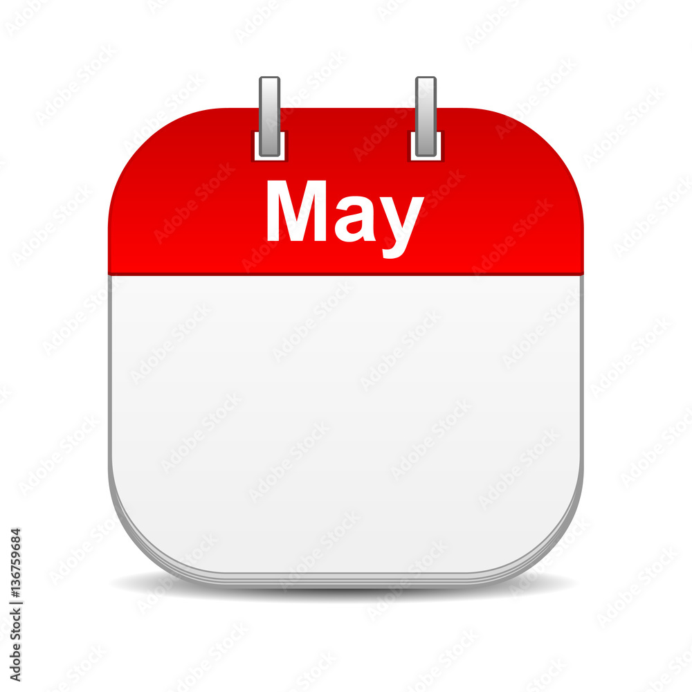 May calendar icon Stock Illustration | Adobe Stock