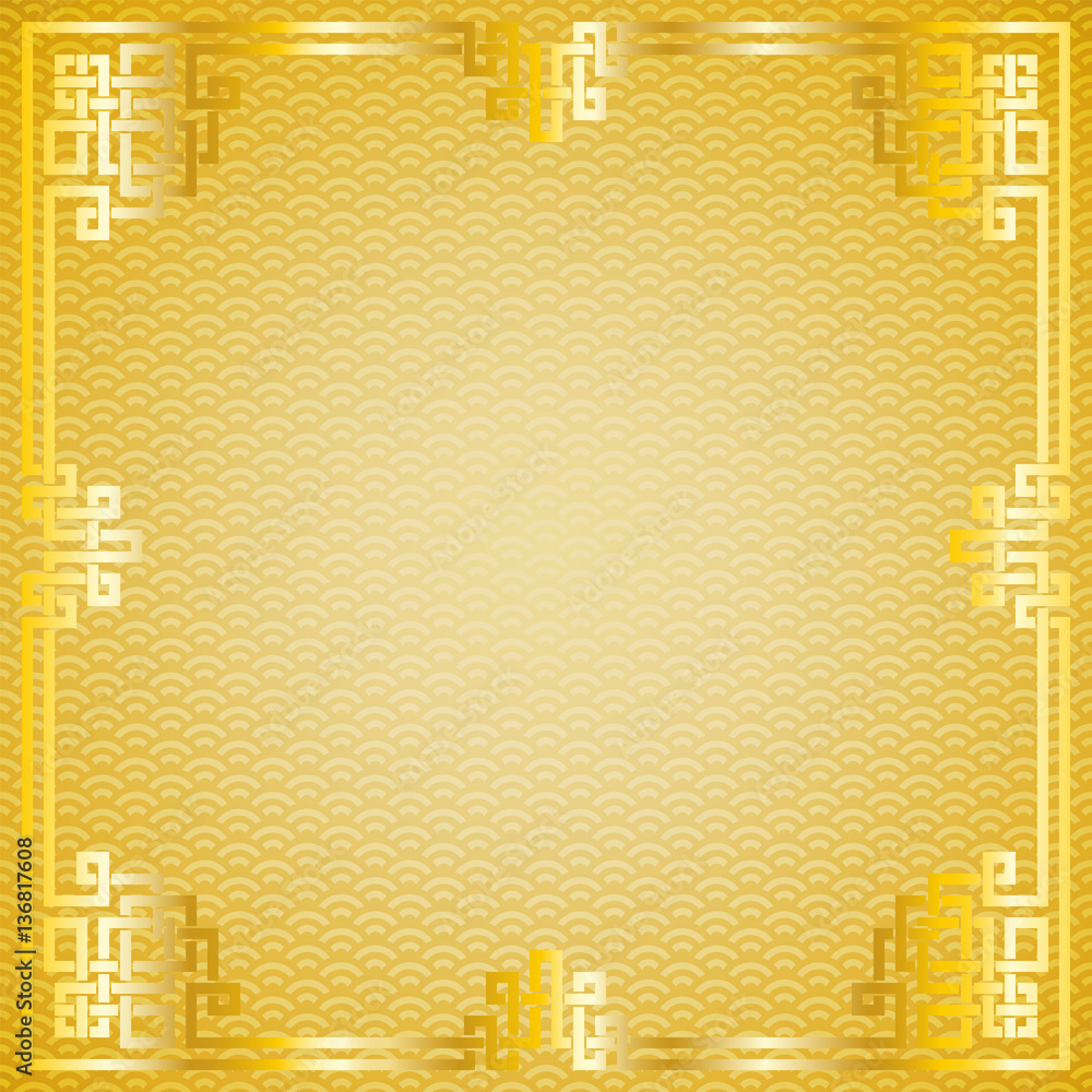 Gold Chinese Background