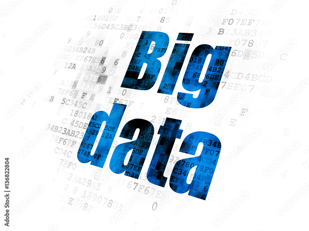 Data concept: Big Data on Digital background Stock-Illustration | Adobe ...