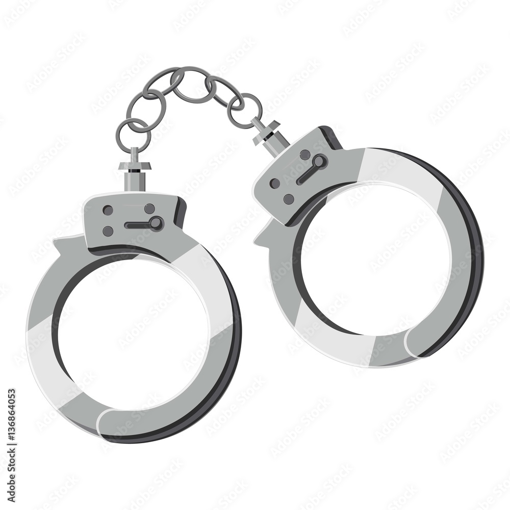 Handcuffs icon, cartoon style Stock ベクター | Adobe Stock