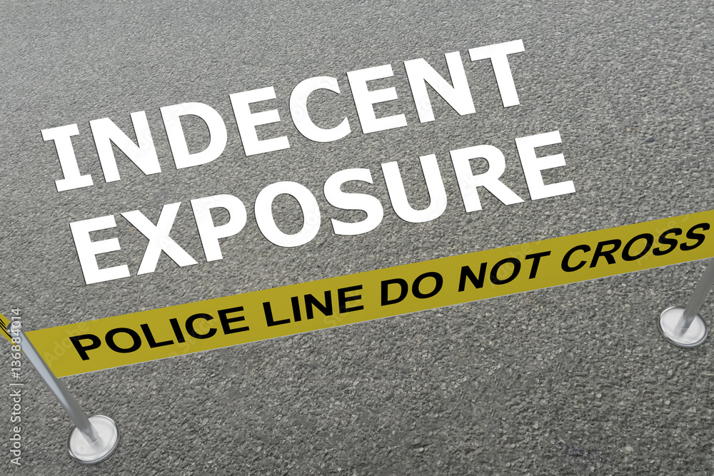Indecent Exposure concept Stock Photo | Adobe Stock