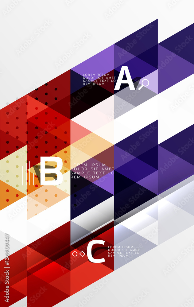 Vector triangle banner Stock Vector | Adobe Stock