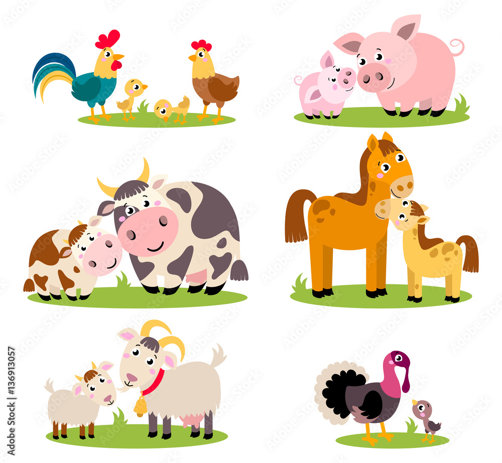 Tame Animals Clipart Photos