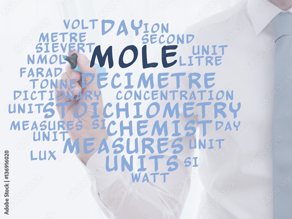 Mole (unit) Stock Illustration | Adobe Stock