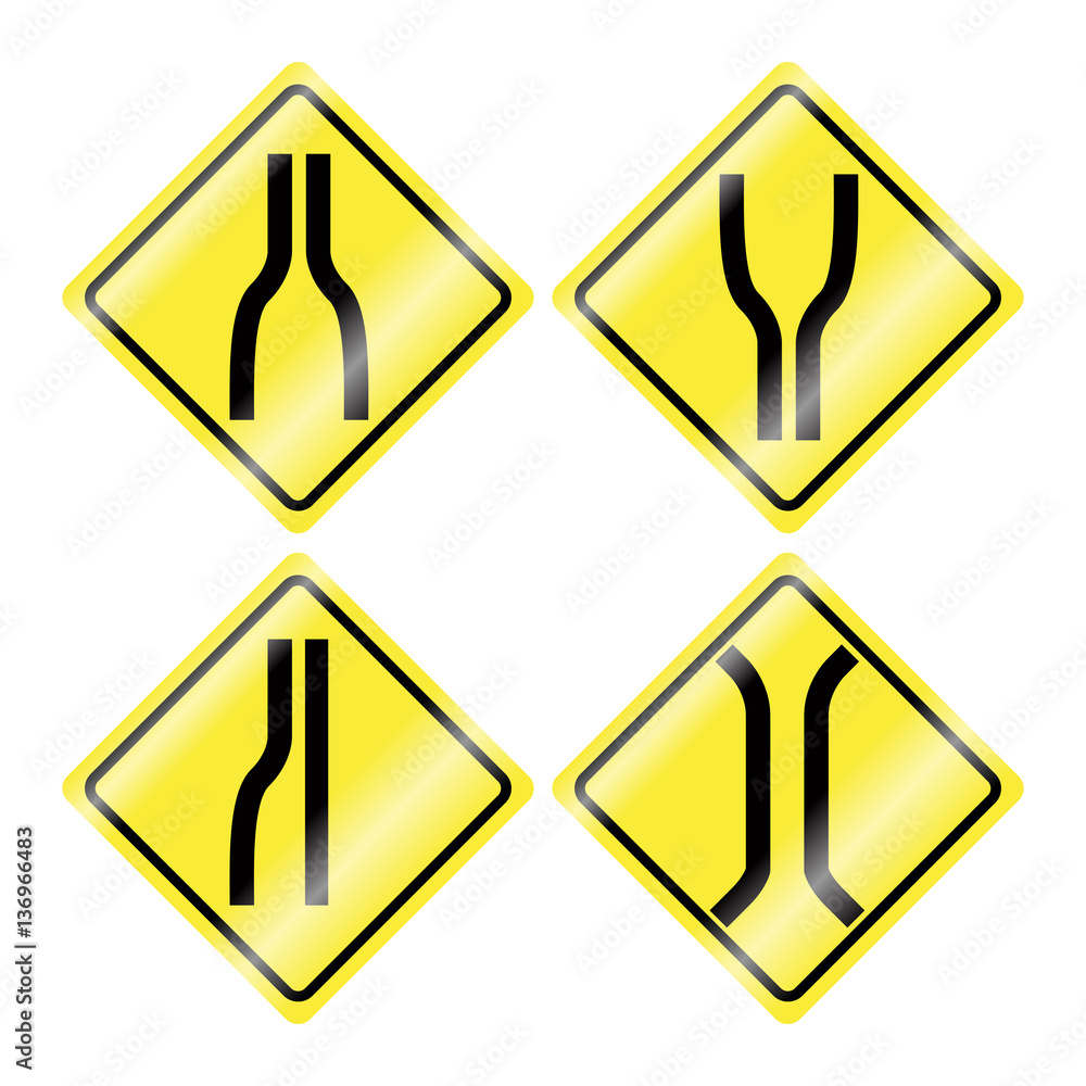 Set of transit signals Stock Vector | Adobe Stock