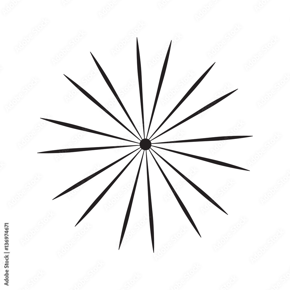 Vector speed lines. Sketch force and motion fast lines Stock Vector ...