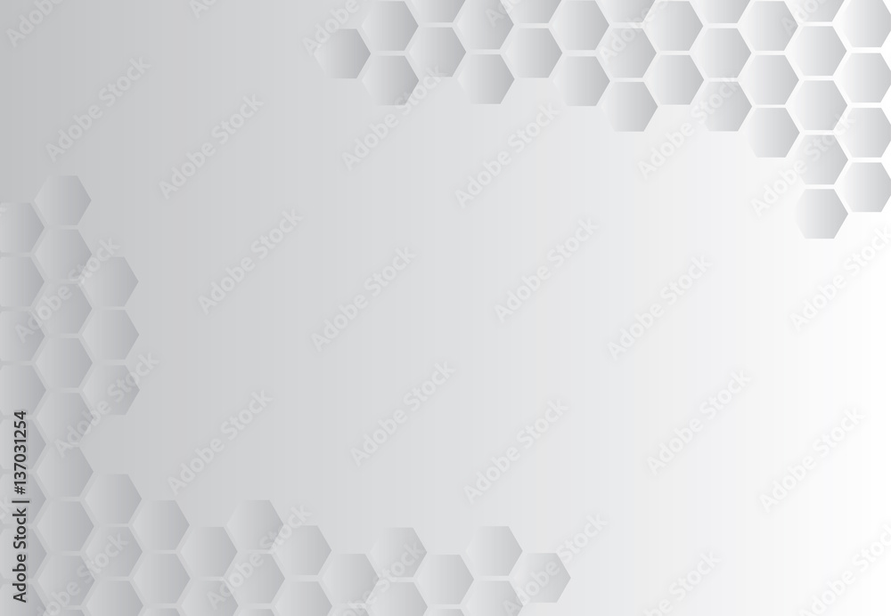 Vector pattern of future technology on gray and white background. Stock ...