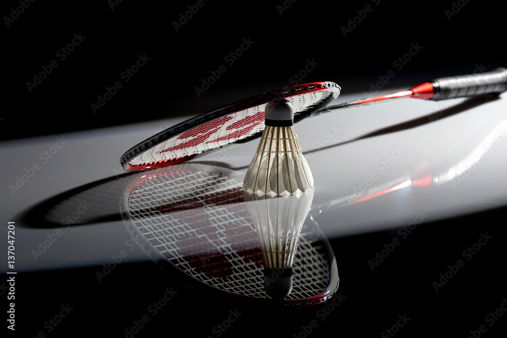 badminton rackets Stock Photo | Adobe Stock