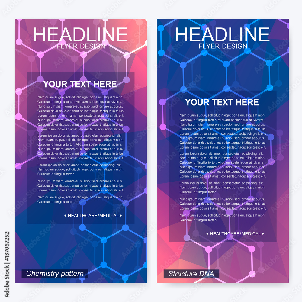 Leaflet flyer layout. Magazine cover corporate identity template ...