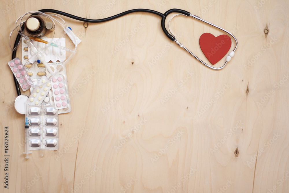 Health care medicine template for text background medication concept ...