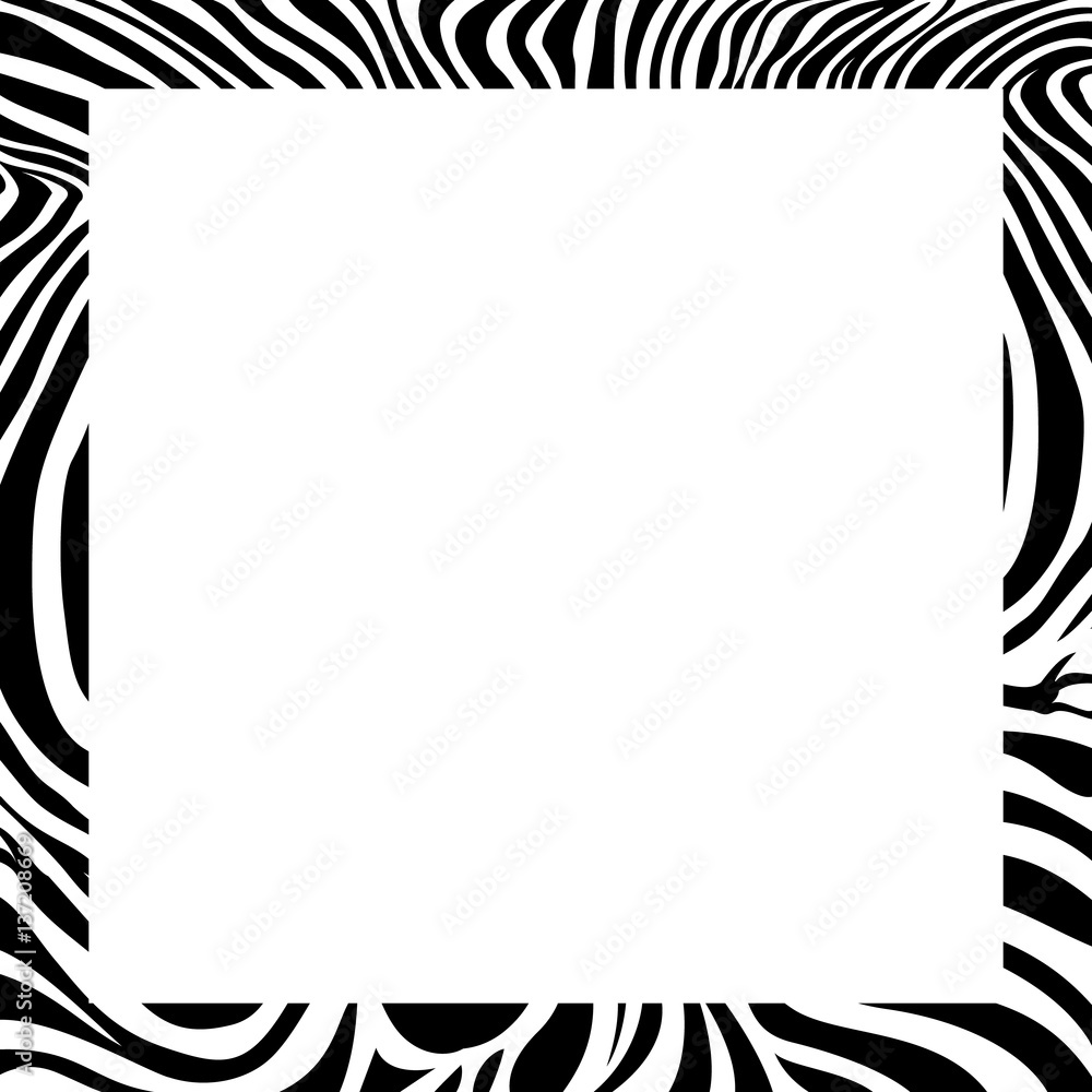 Zebra Wallpaper Border For