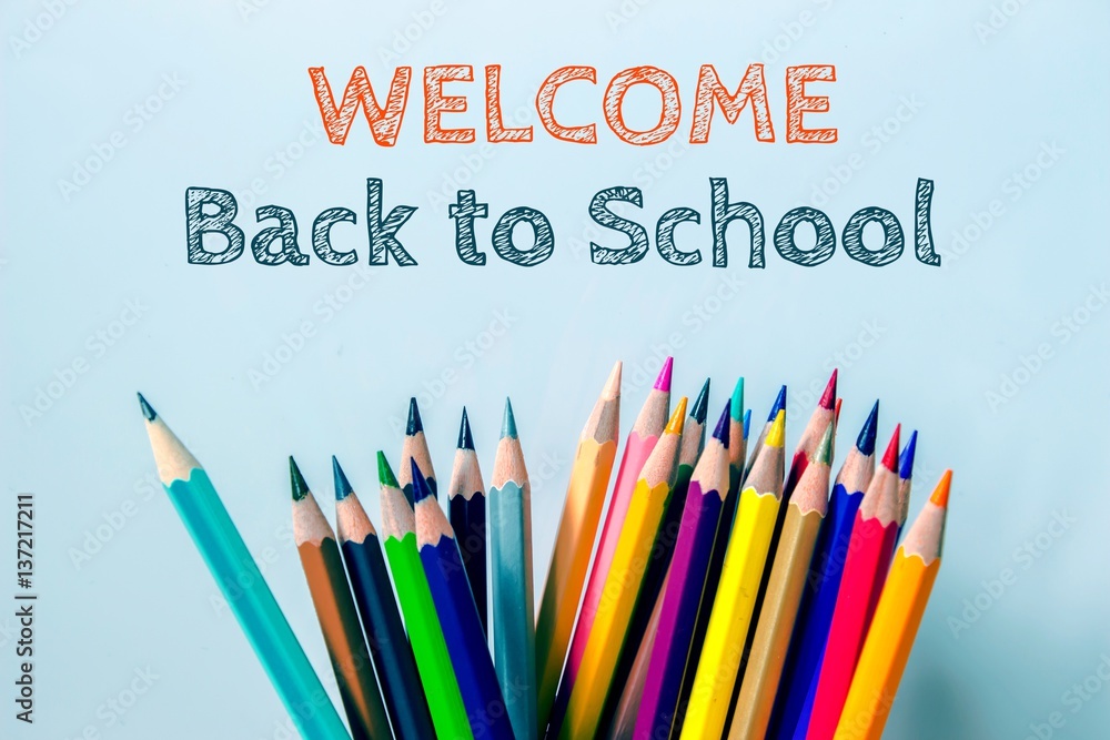 Welcome Back To School To Color