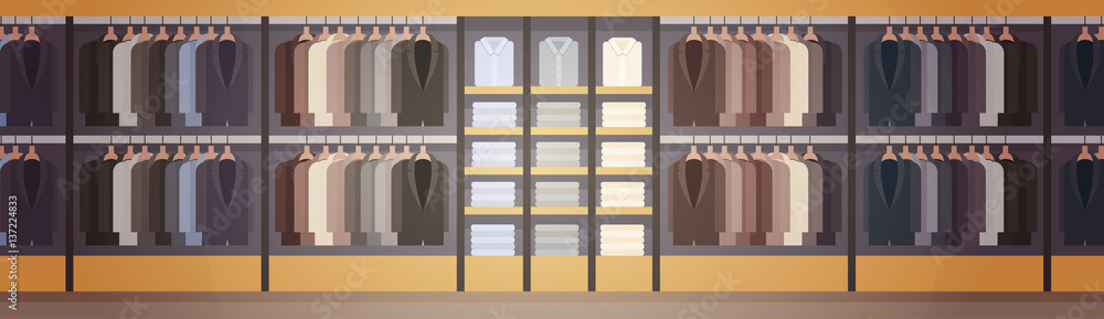 Big Fashion Shop Super Market Male Clothes Shopping Mall Interior ...