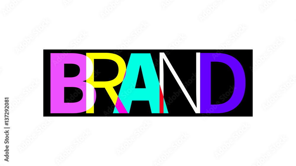 Vector icon brand Stock Vector | Adobe Stock