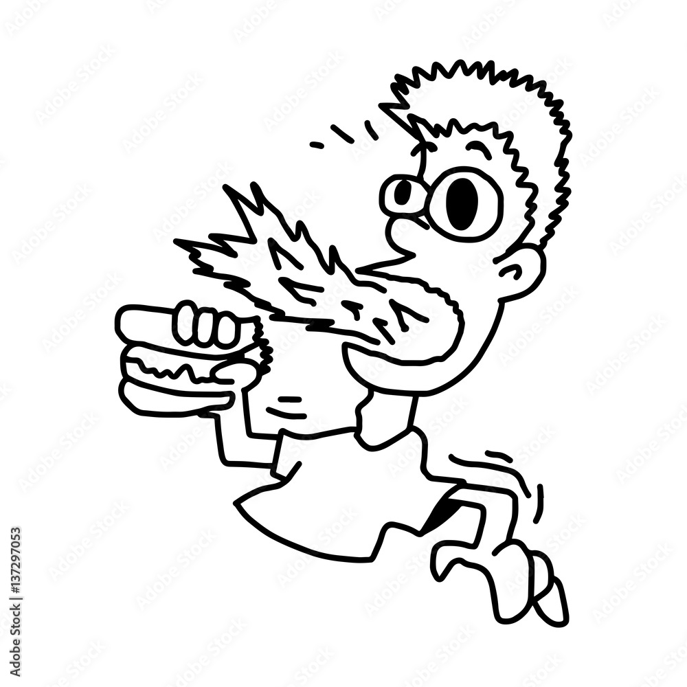 Spicy Clipart Black And White