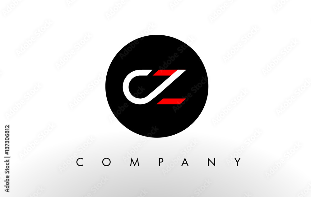 CZ Logo. Letter Design Vector. Stock Vector | Adobe Stock