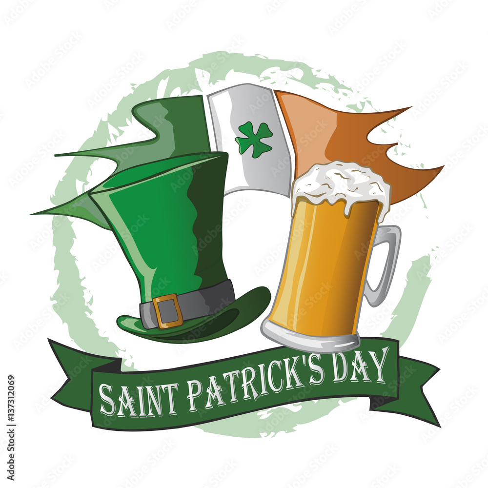 logo del dia de san patricio Stock Vector | Adobe Stock
